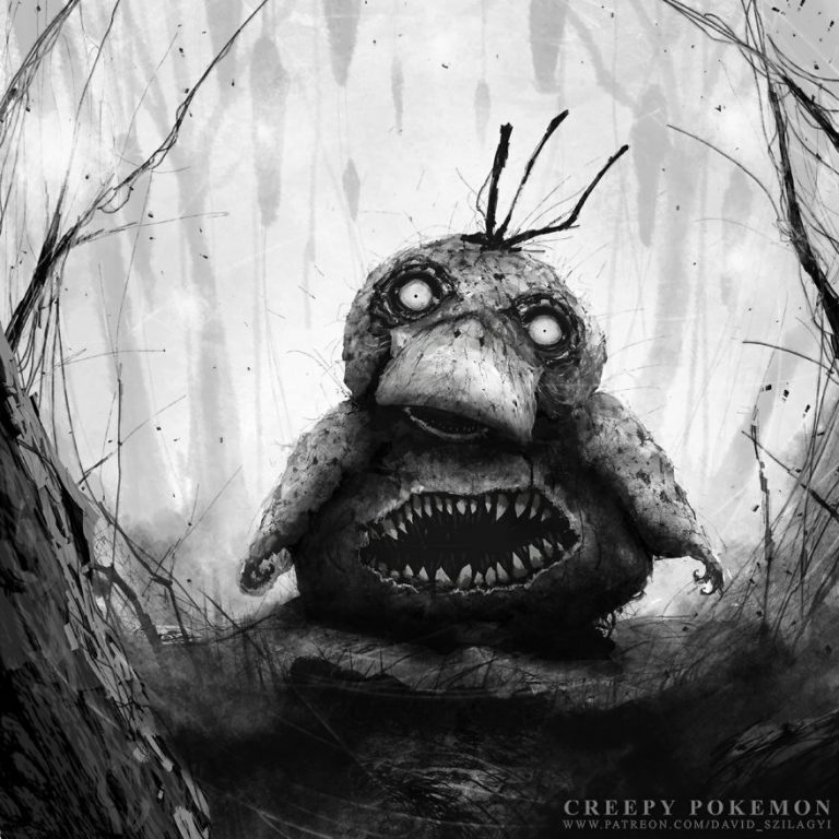 Artist Draws Pokémon Characters As Monsters & The Results Will Send ...